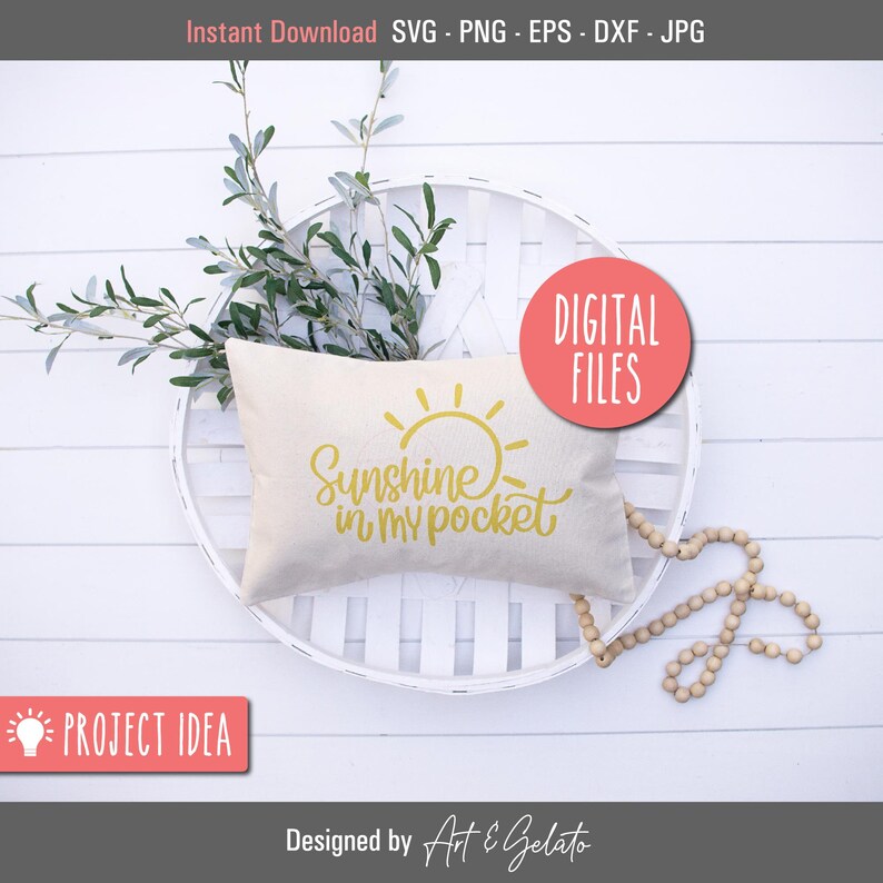 Sunshine in My Pocket SVG Summer SVG Sunshine Svg Sunny - Etsy