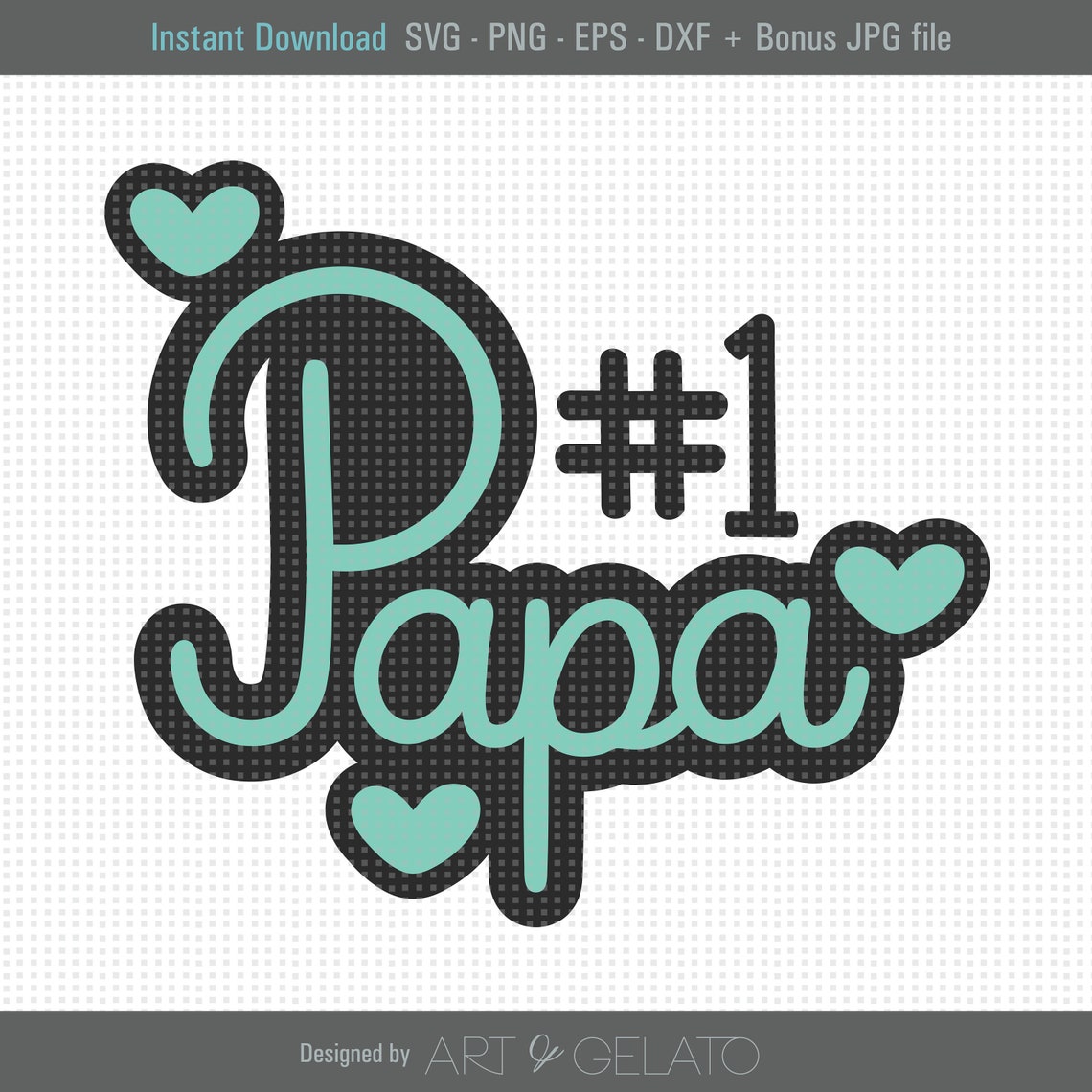 No1 PAPA SVG Papa Svg Feliz Día de los Padres Svg Padre Día | Etsy