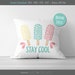 Stay Cool SVG, Floral Popsicles Svg, Cute Summer Svg, Summer Svg ...