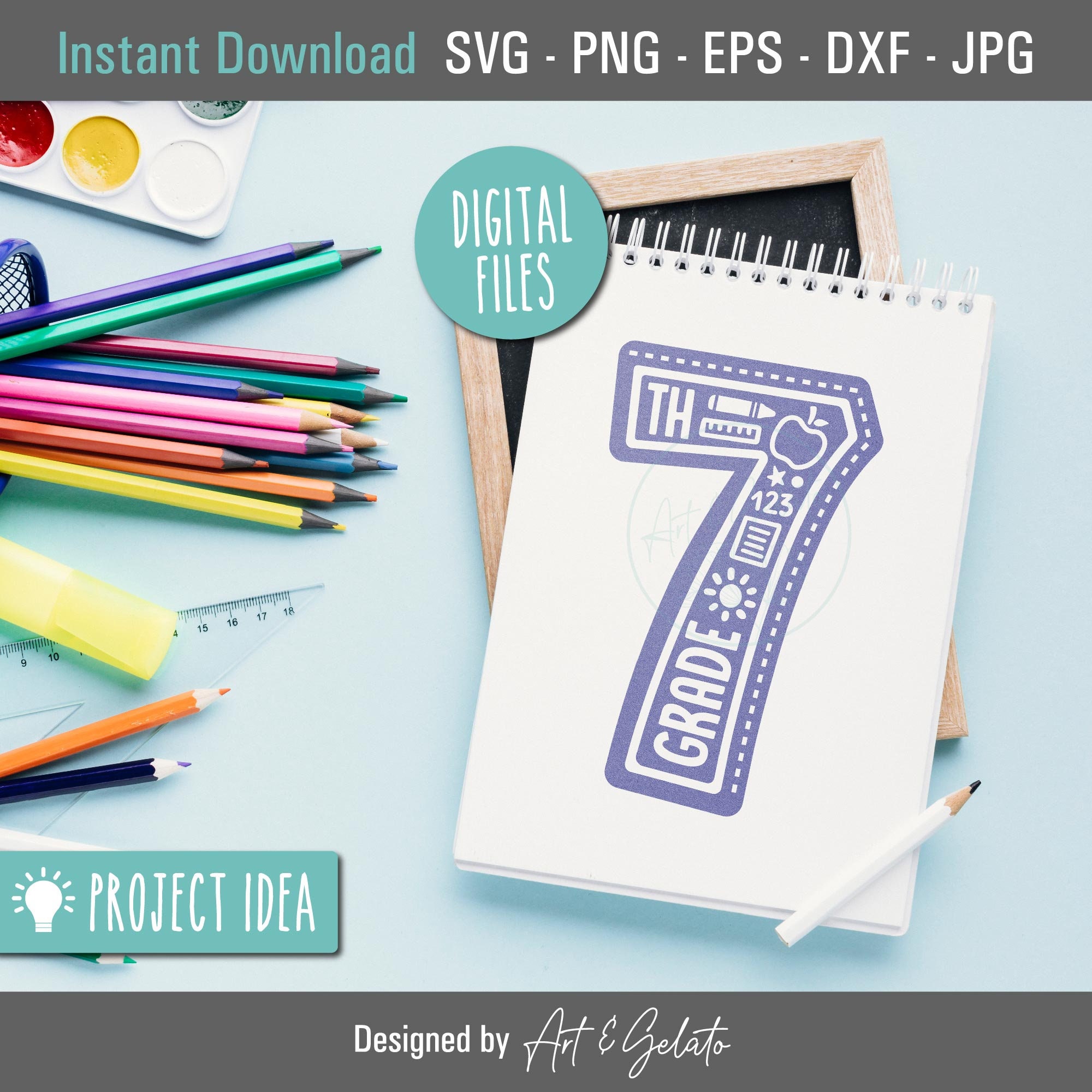 7th Grade SVG, Seventh Grade Svg, First Day of School Svg, Teacher Svg ...