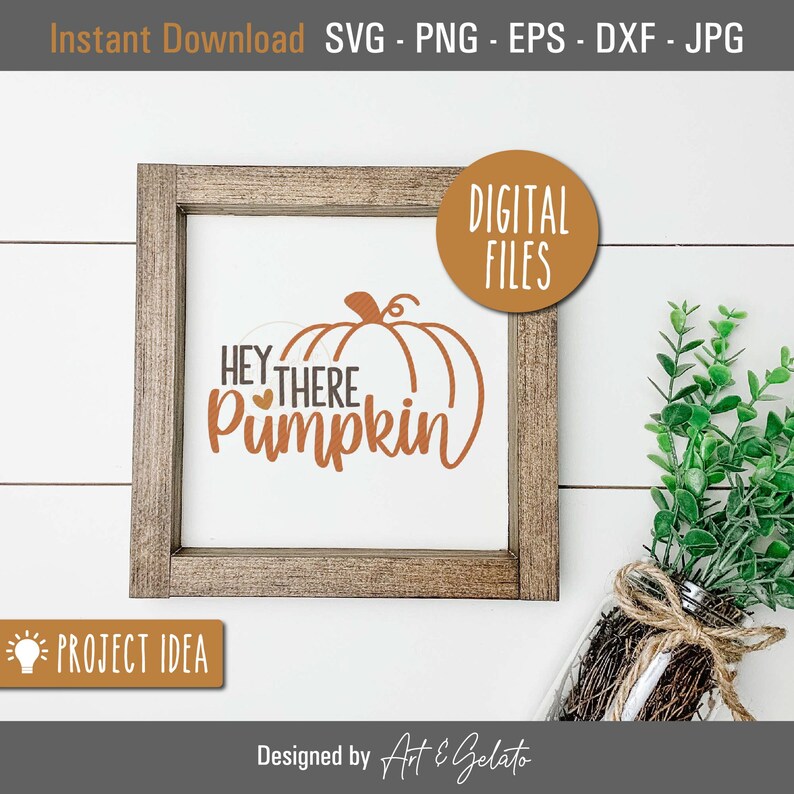 Hey There Pumpkin SVG Fall Pumpkin Svg Thanksgiving Svg - Etsy