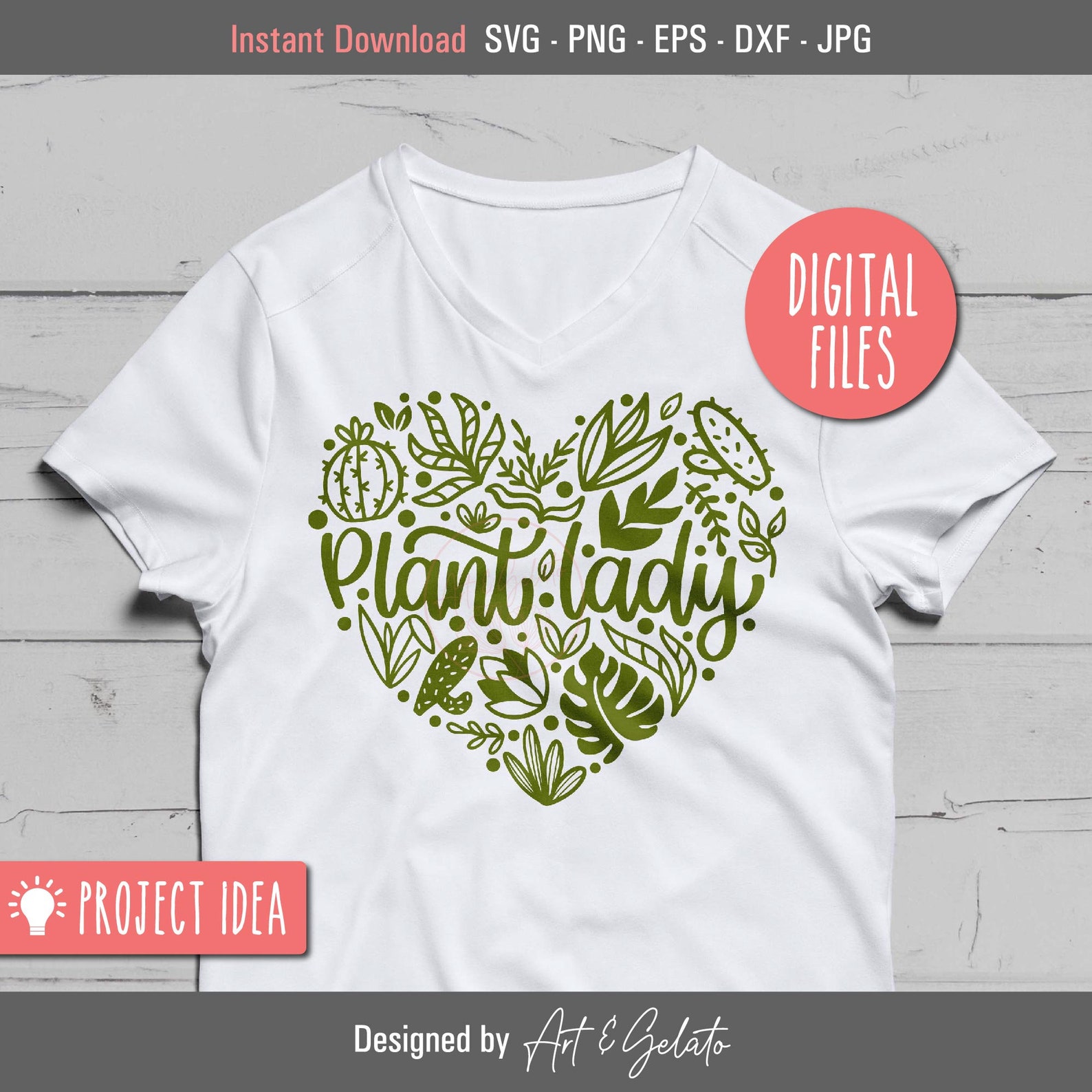 Plant Lady Heart Svg Plant Lady Svg Plant Mom Svg Gardening | Etsy