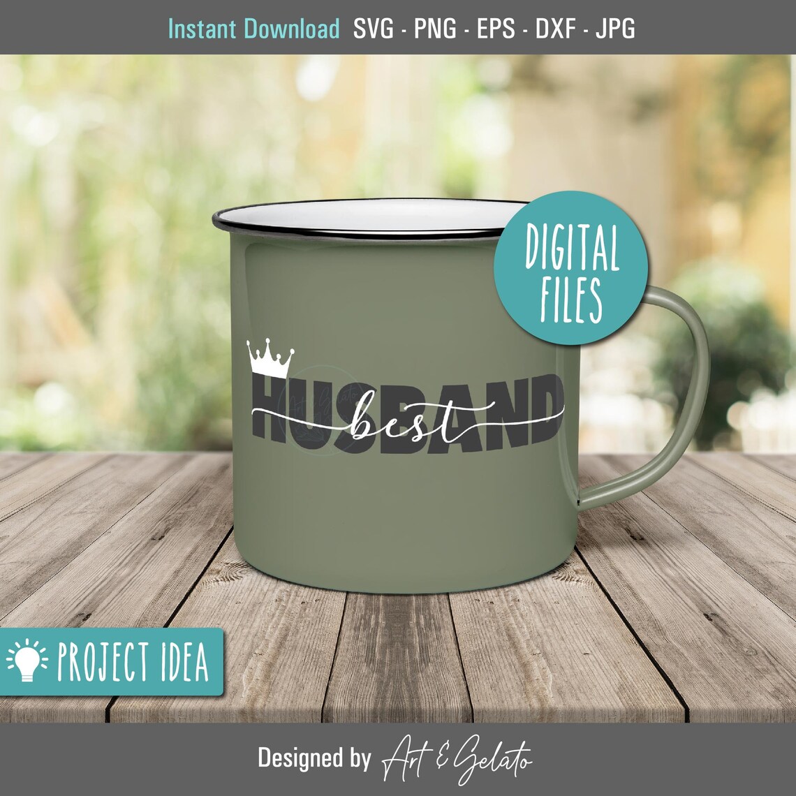 Best Husband Crown SVG Husband SVG Hubby Birthday Svg | Etsy