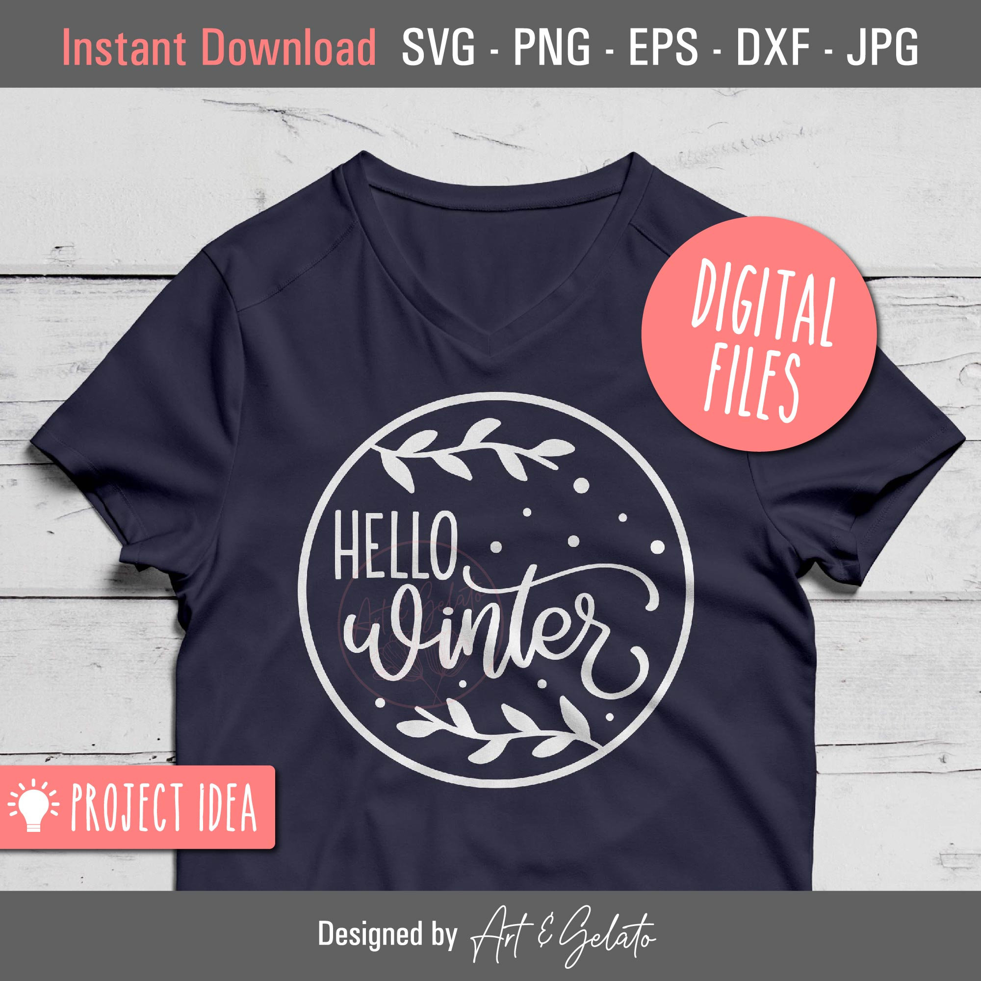 Hello Winter Circle SVG Winter Svg Winter Door Sign SVG - Etsy