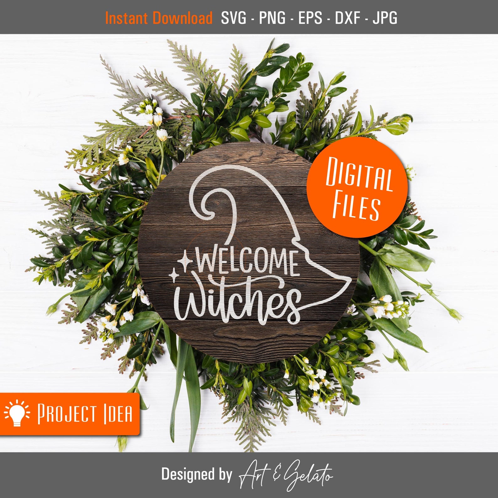 Welcome Witches SVG, Halloween Sign SVG, Halloween Door Sign Svg, Witch ...