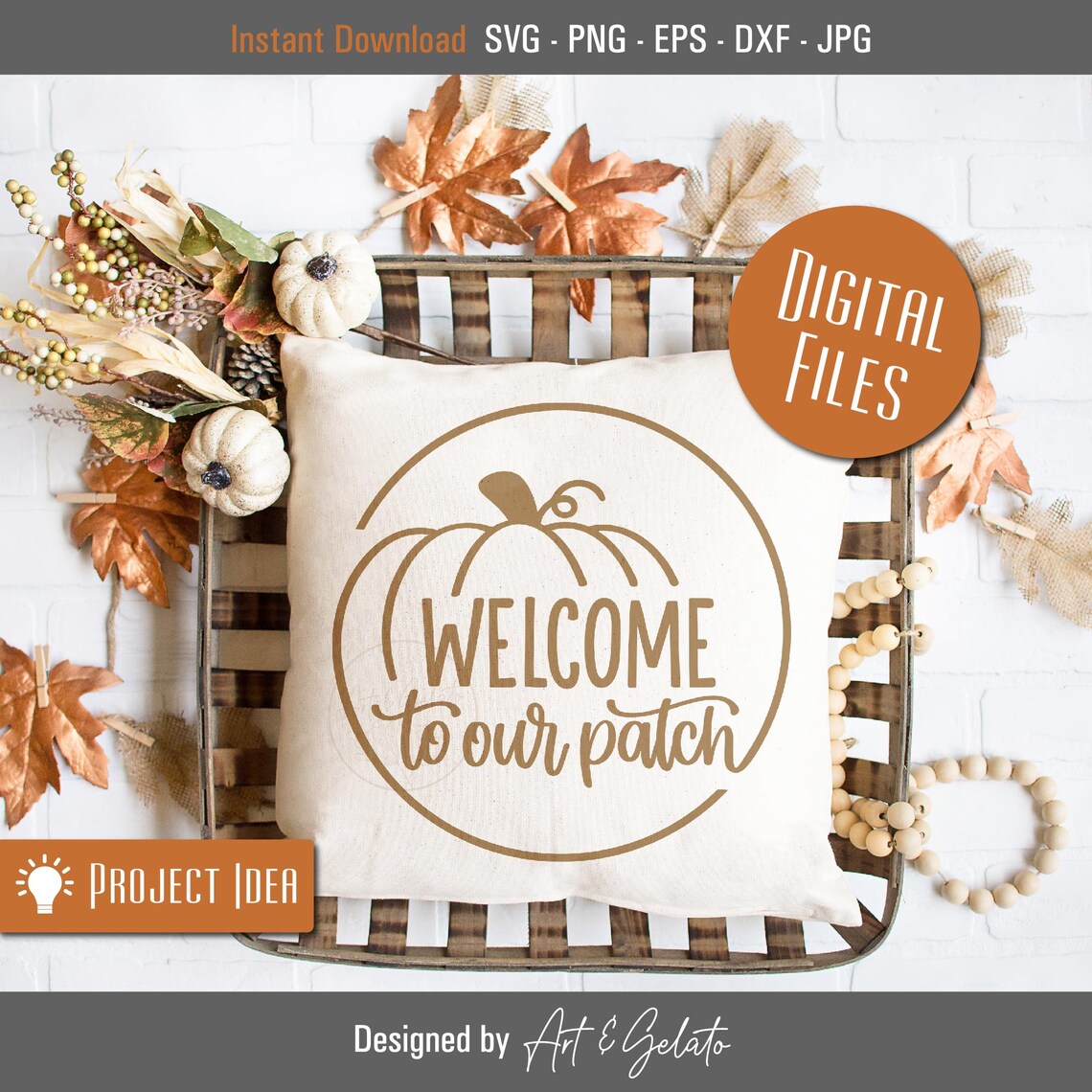 Welcome to Our Patch SVG, Welcome Circle Sign SVG, Pumpkin Circle Sign ...