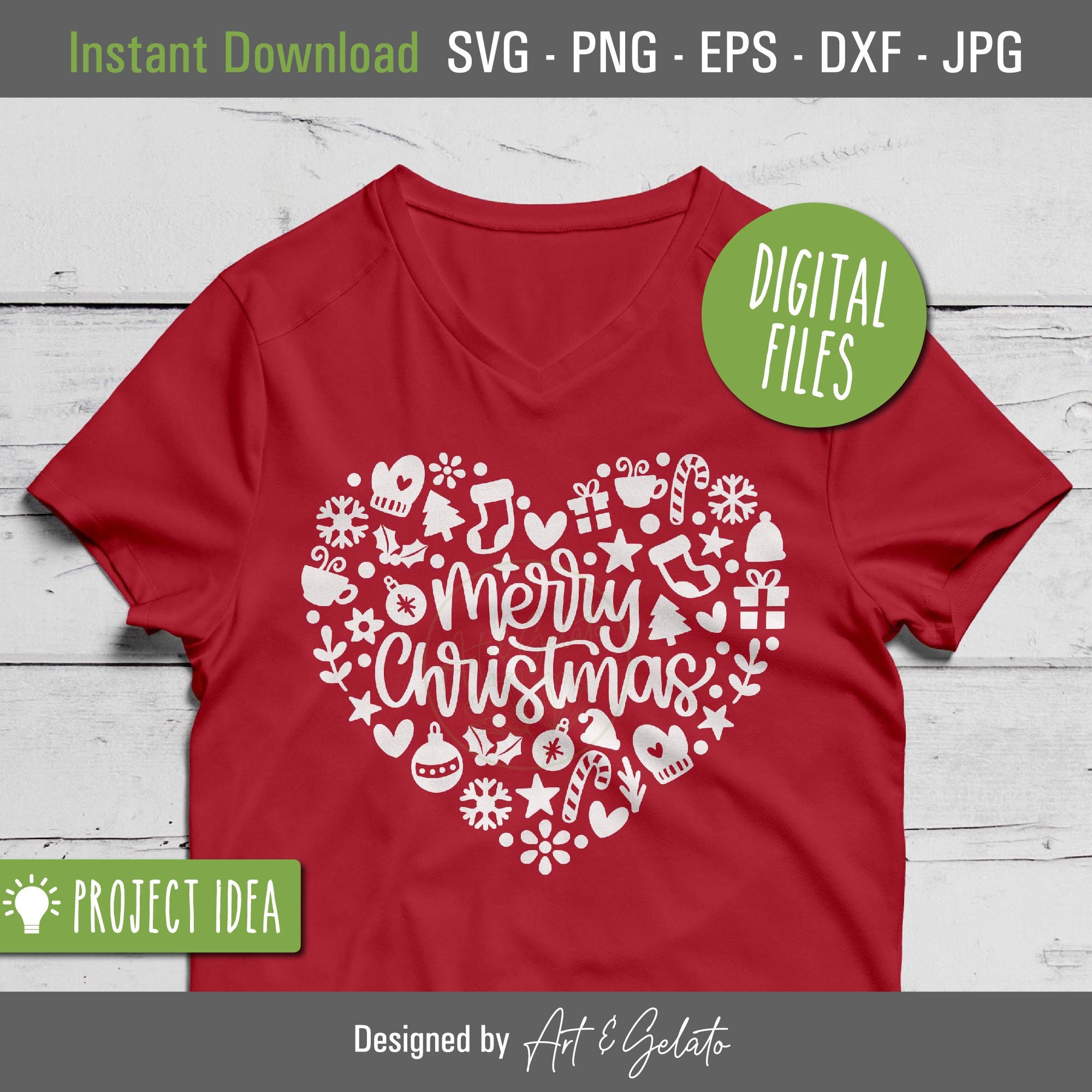 Merry Christmas Heart SVG Christmas Pattern Heart SVG - Etsy