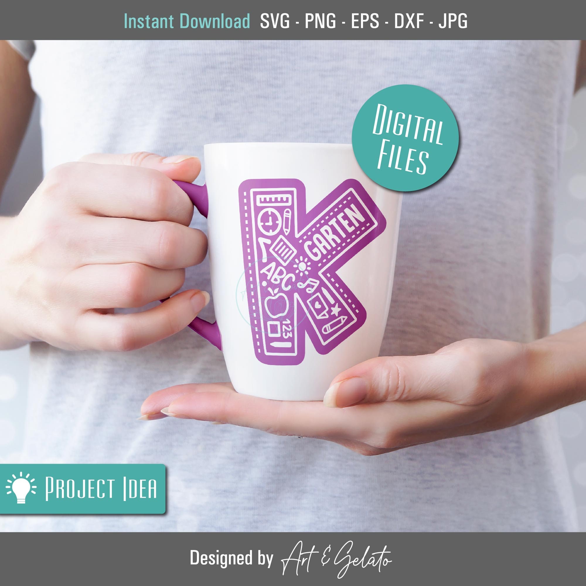 K SVG Kindergarten SVG Kinder Svg First Day of School Svg | Etsy