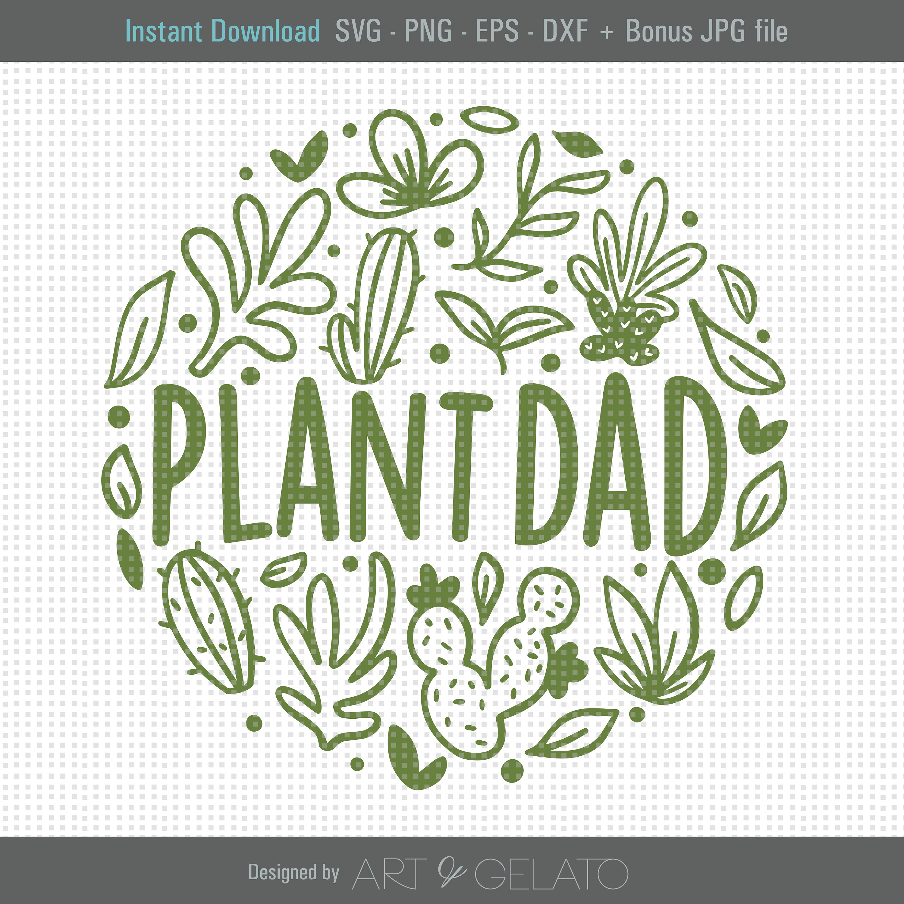 Plant Dad SVG, Plant Guy Svg, Plant Lover Svg, Plant Dad Shirt Svg ...
