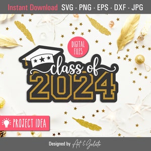 Class of 2024 SVG, High School Graduation SVG, Graduation Shirt SVG ...