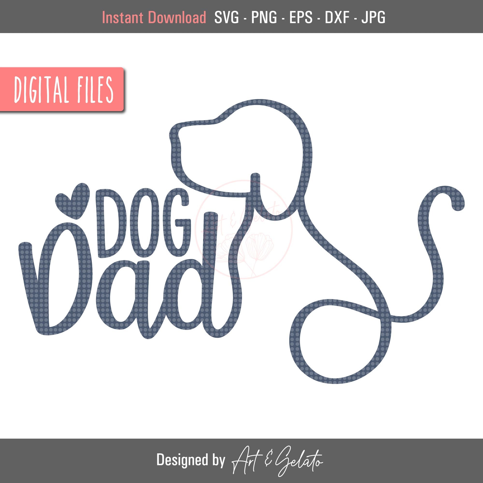 Dog Dad SVG Dog Daddy Dog Svg Dog Lover Svg Dad Svg Pup - Etsy