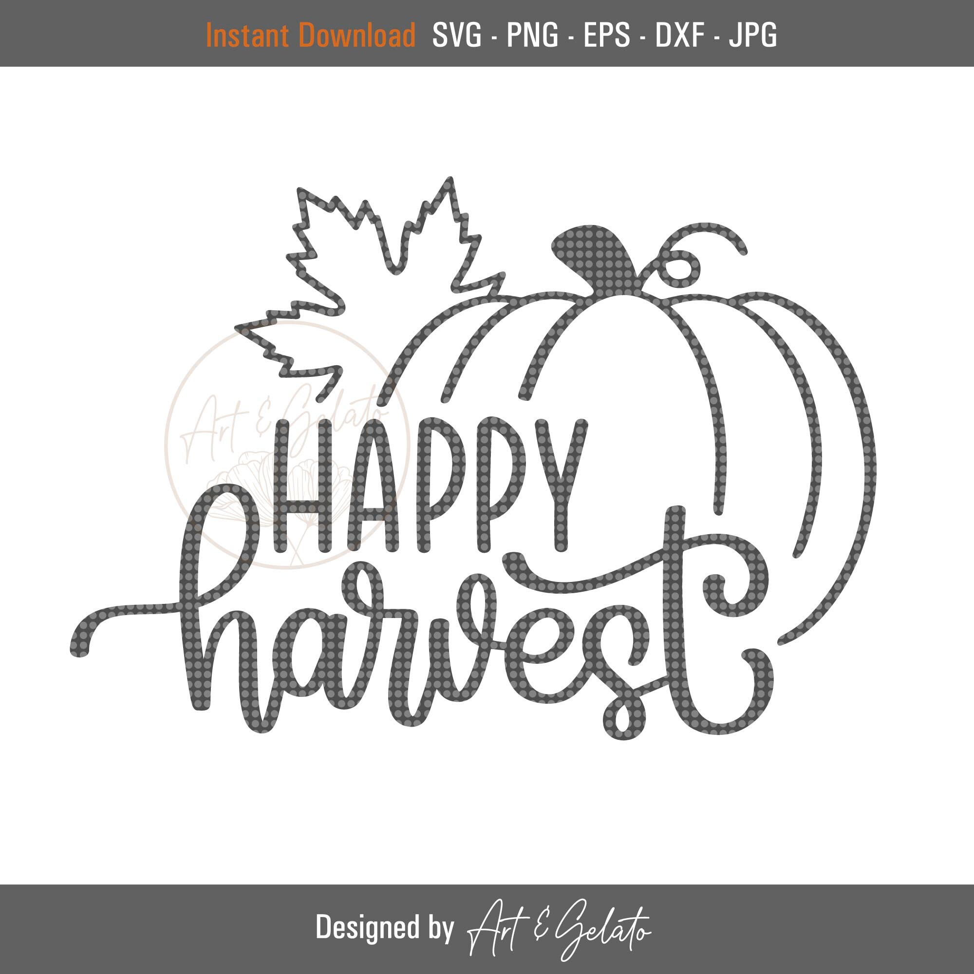 Happy Harvest SVG Harvest Svg Happy Thanksgiving Svg | Etsy