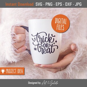 Trick or Treat SVG, Halloween Shirt Svg, Halloween Decor SVG, Halloween ...