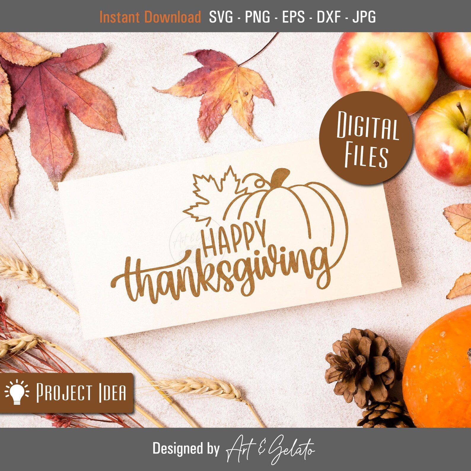 Happy Thanksgiving Pumpkin Svg, Fall Pumpkin Svg, Pumpkin Svg, Fall Svg ...