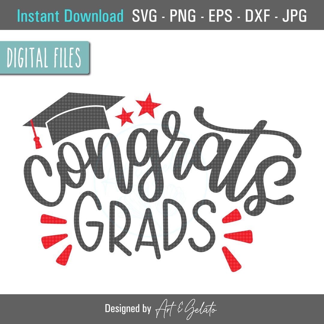 Congrats Grads SVG, Graduation SVG, High School Grads Svg, Proud Grad ...