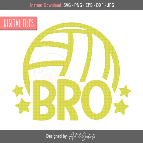 Volleyball Bro SVG Volleyball Svg Volleyball Fan Svg | Etsy