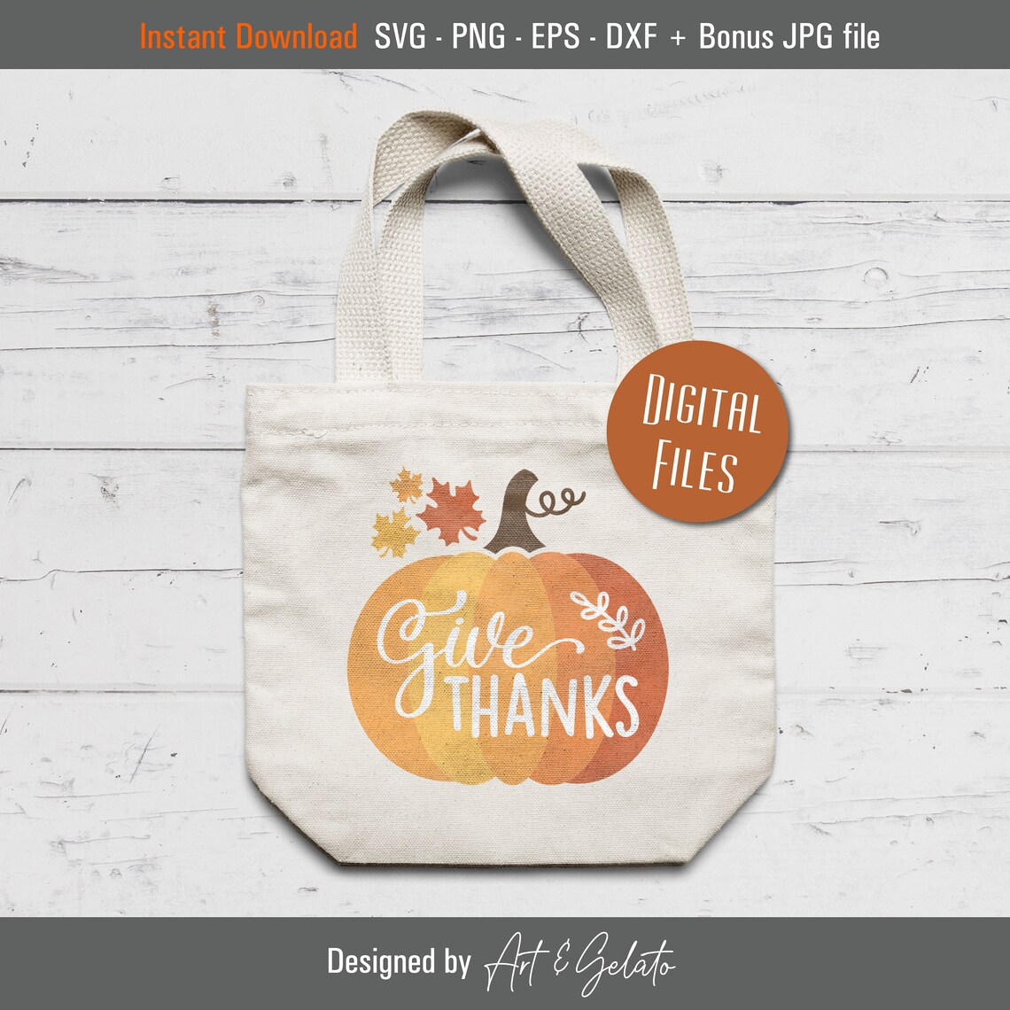 Give Thanks SVG Happy Thanksgiving Svg Fall Svg Thanks Svg | Etsy