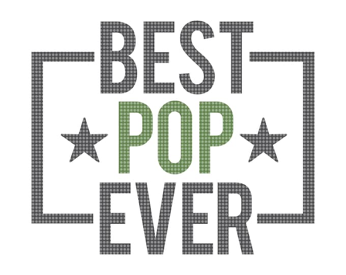 Best Pop Ever SVG Happy Father's Day SVG Fathers Day - Etsy