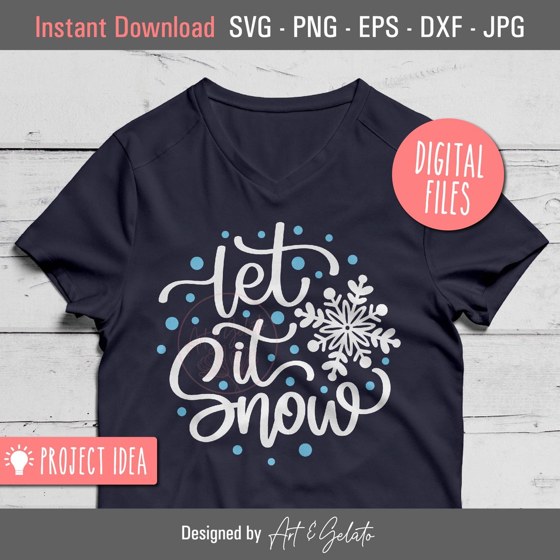 Let It Snow SVG Winter Svg Winter Sign SVG Winter Decor - Etsy