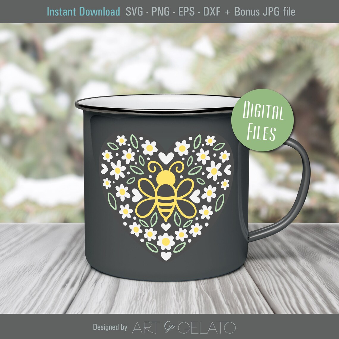 Bee Heart SVG Bee Love Svg Honeybee Svg Bumble Bee Svg Bee - Etsy