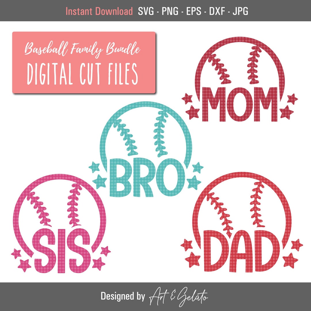 Baseball Family Bundle SVG, Baseball Family SVG, Baseball Family Shirts ...