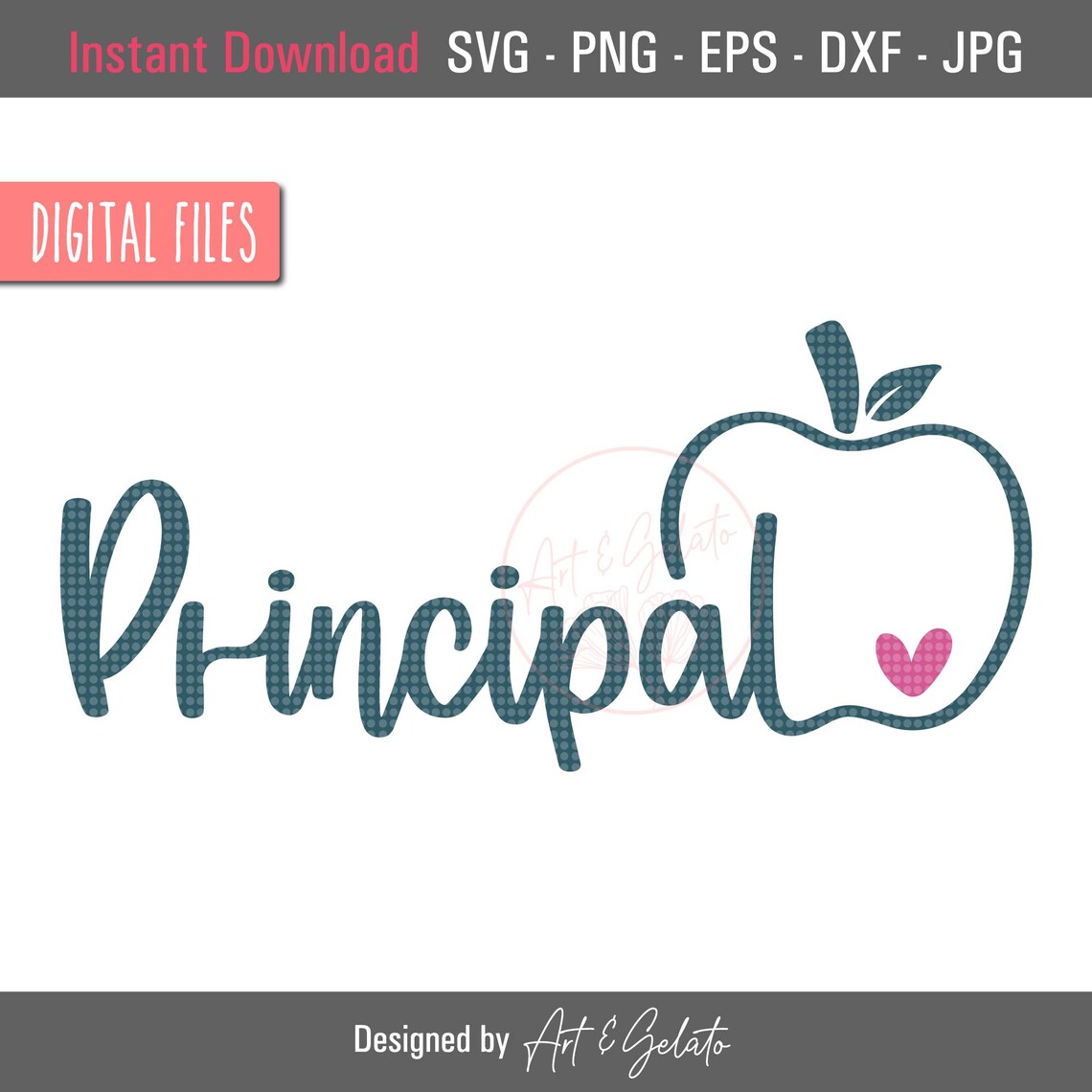 Principal Apple SVG School Principal SVG Principal SVG - Etsy