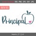 Principal Apple SVG, School Principal SVG, Principal SVG, Apple Svg ...