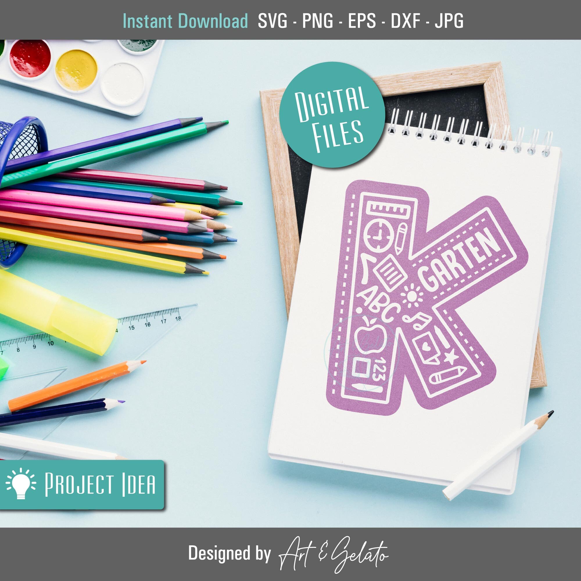 K SVG Kindergarten SVG Kinder Svg First Day of School Svg | Etsy