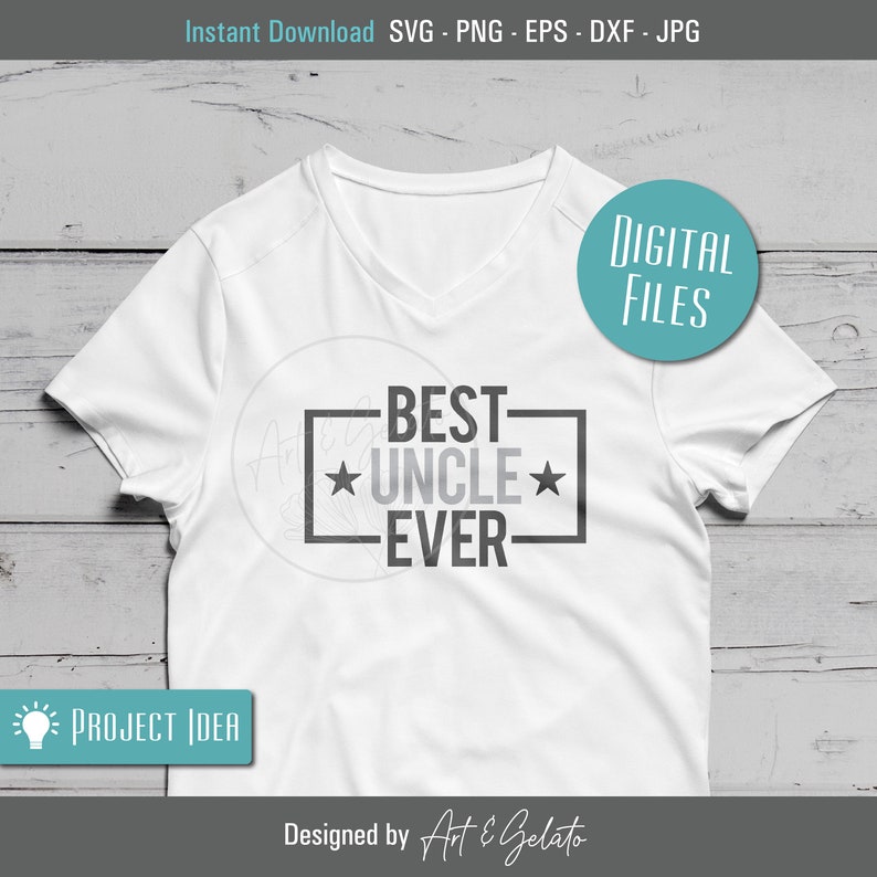 Best Uncle Ever SVG Happy Father's Day SVG Fathers Day | Etsy