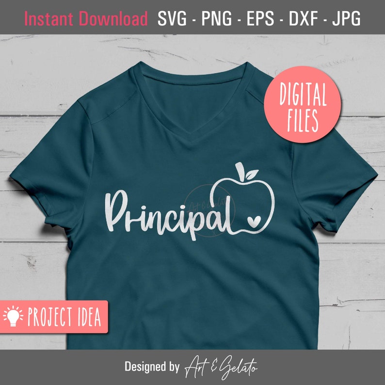 Principal Apple SVG School Principal SVG Principal SVG - Etsy