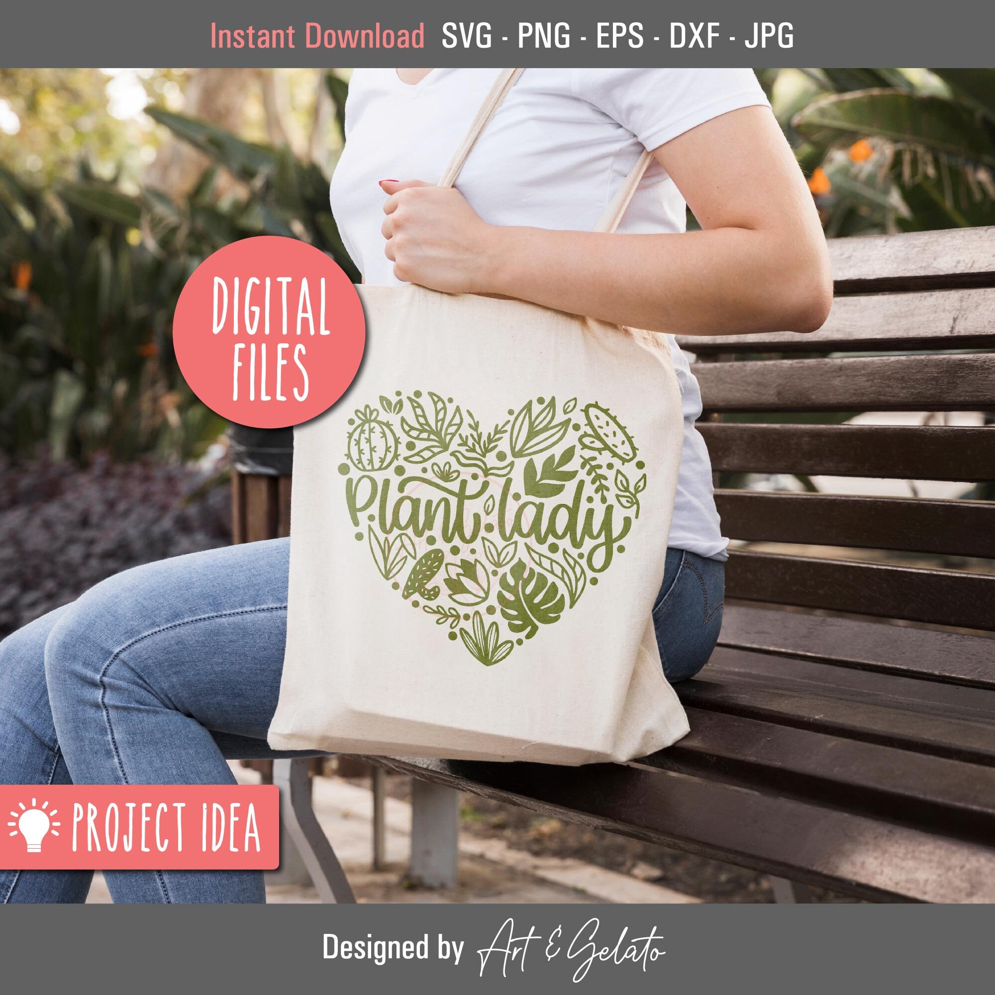 Plant Lady Heart Svg Plant Lady Svg Plant Mom Svg Gardening | Etsy