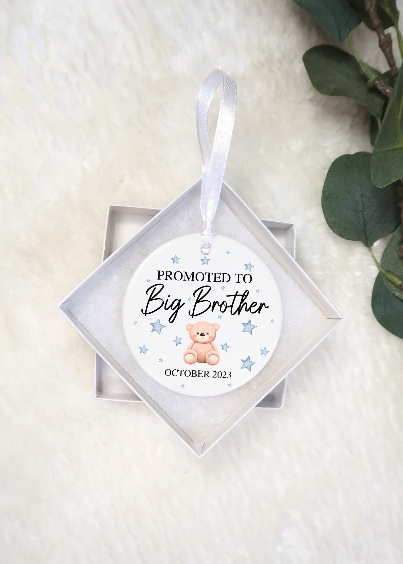 Big Brother Announcement Ornament, Going to Be a Big Brother, Promoted ...