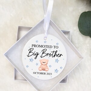 Big Brother Announcement Ornament, Going to Be a Big Brother, Promoted ...