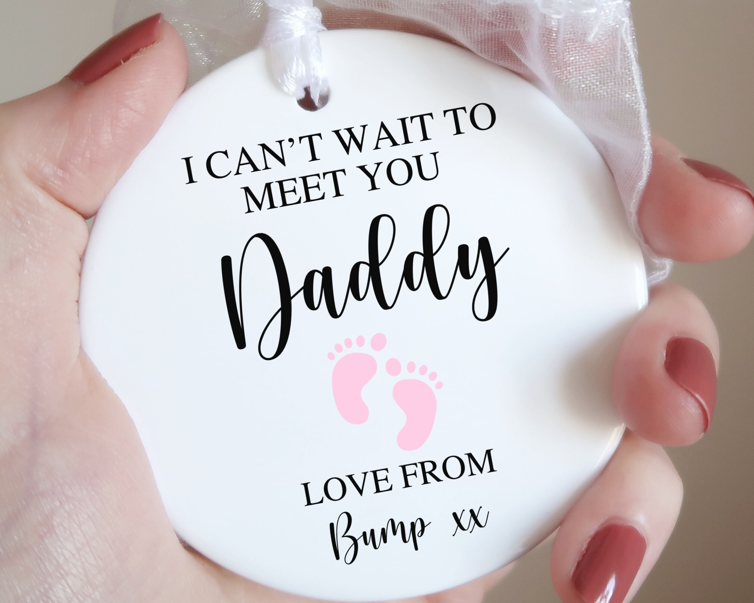 Daddy Gift From Bump, Personalised Daddy Present, to My Daddy From Bump ...