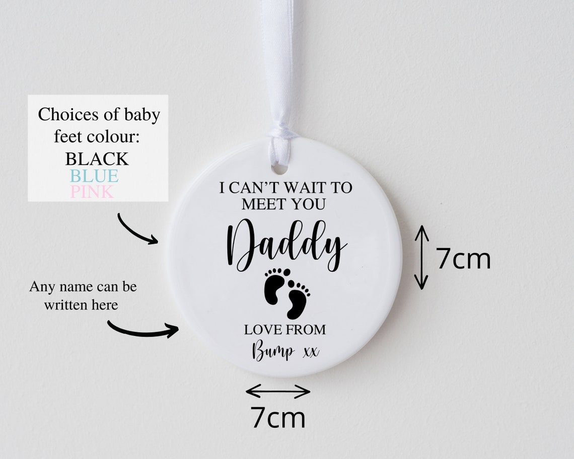 Daddy Gift From Bump, Personalised Daddy Present, to My Daddy From Bump ...