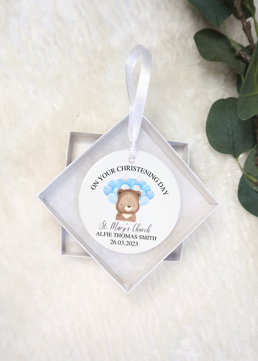 Christening Gift Baby Boy, Personalised Baptism Christening Keepsake ...