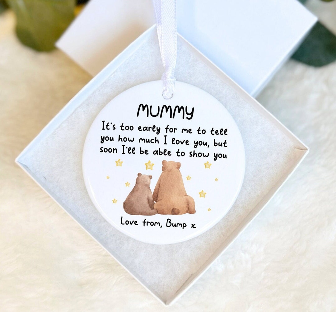 Mummy Gift From Bump, to My Mummy From the Bump, Mummy to Be Keepsake ...