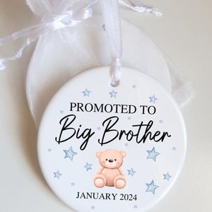 Big Brother Announcement Ornament, Going to Be a Big Brother, Promoted ...