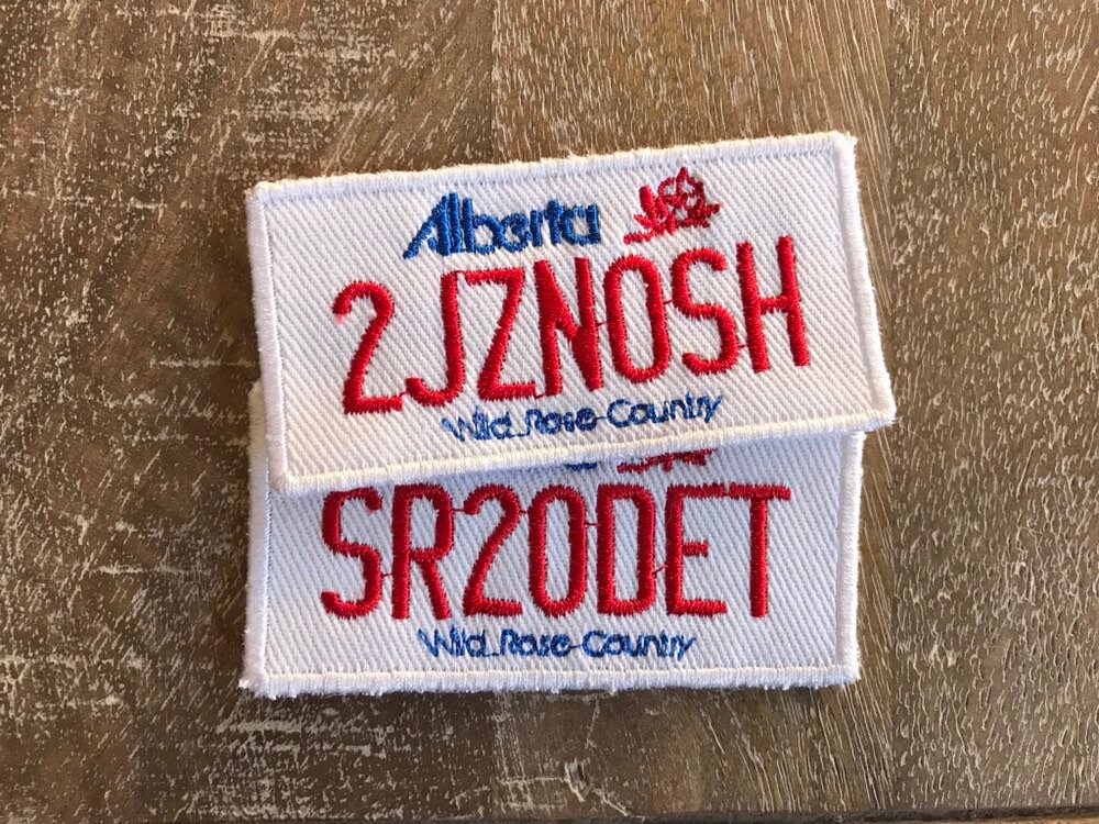 Personalized Alberta License Plate Patch - Etsy