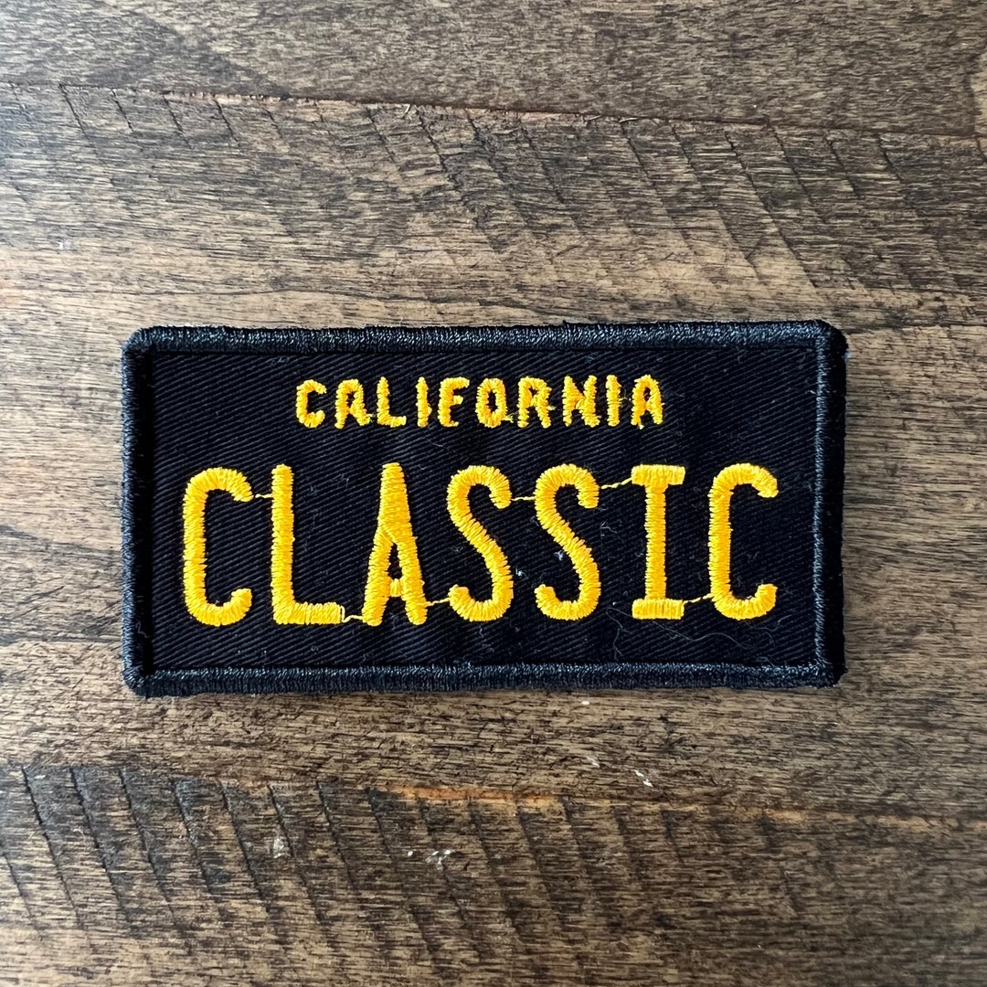 Personalized California 60s License Plate Patch - Etsy