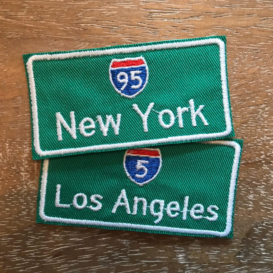 Personalized Interstate Sign Patch - Etsy
