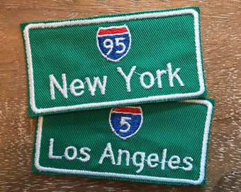 Interstate Sign Patch, Interstate 81 Patch, Motorcycle Patch, Biker Vest Patch, Fun Patches ...