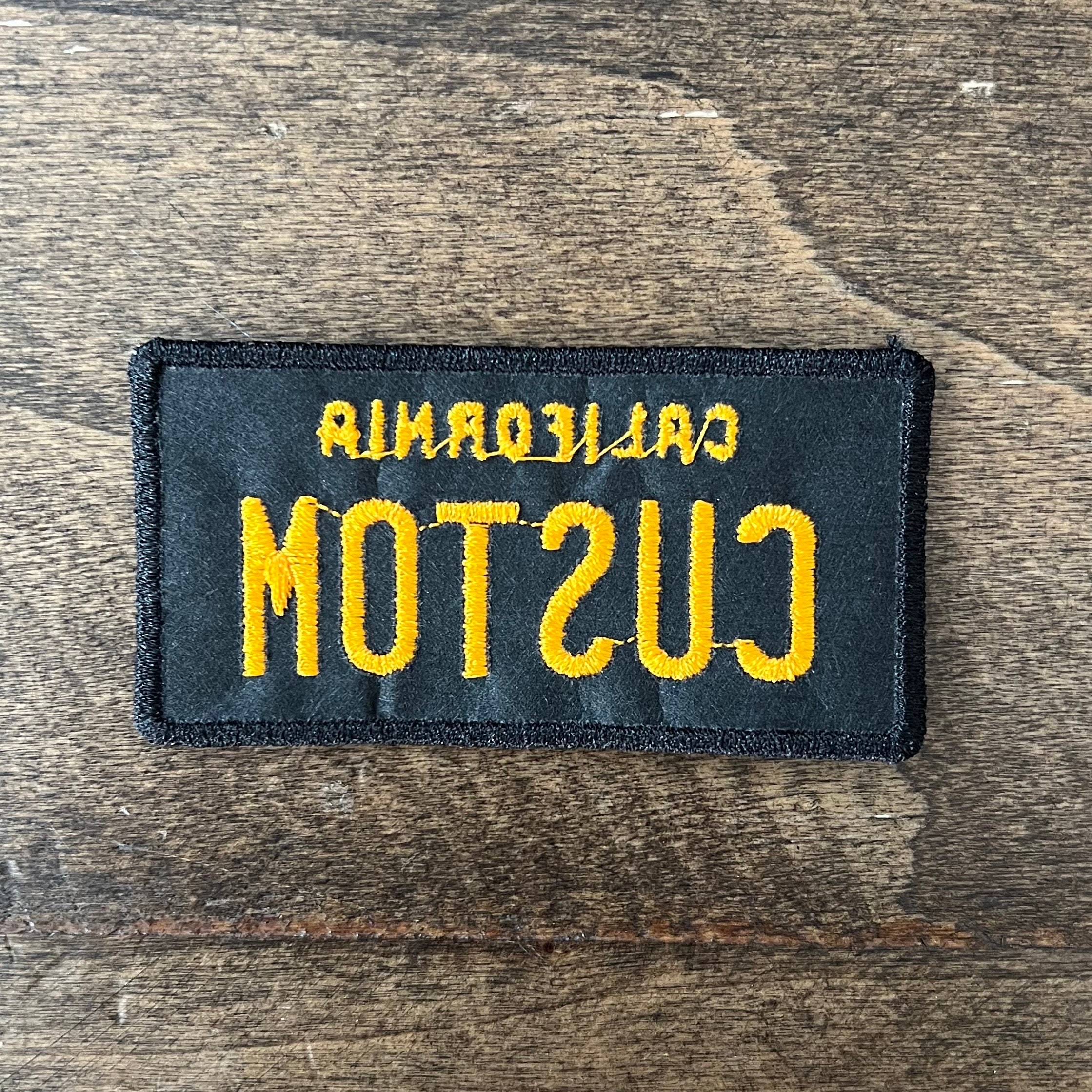 Personalized California 60’s License Plate Patch - Etsy