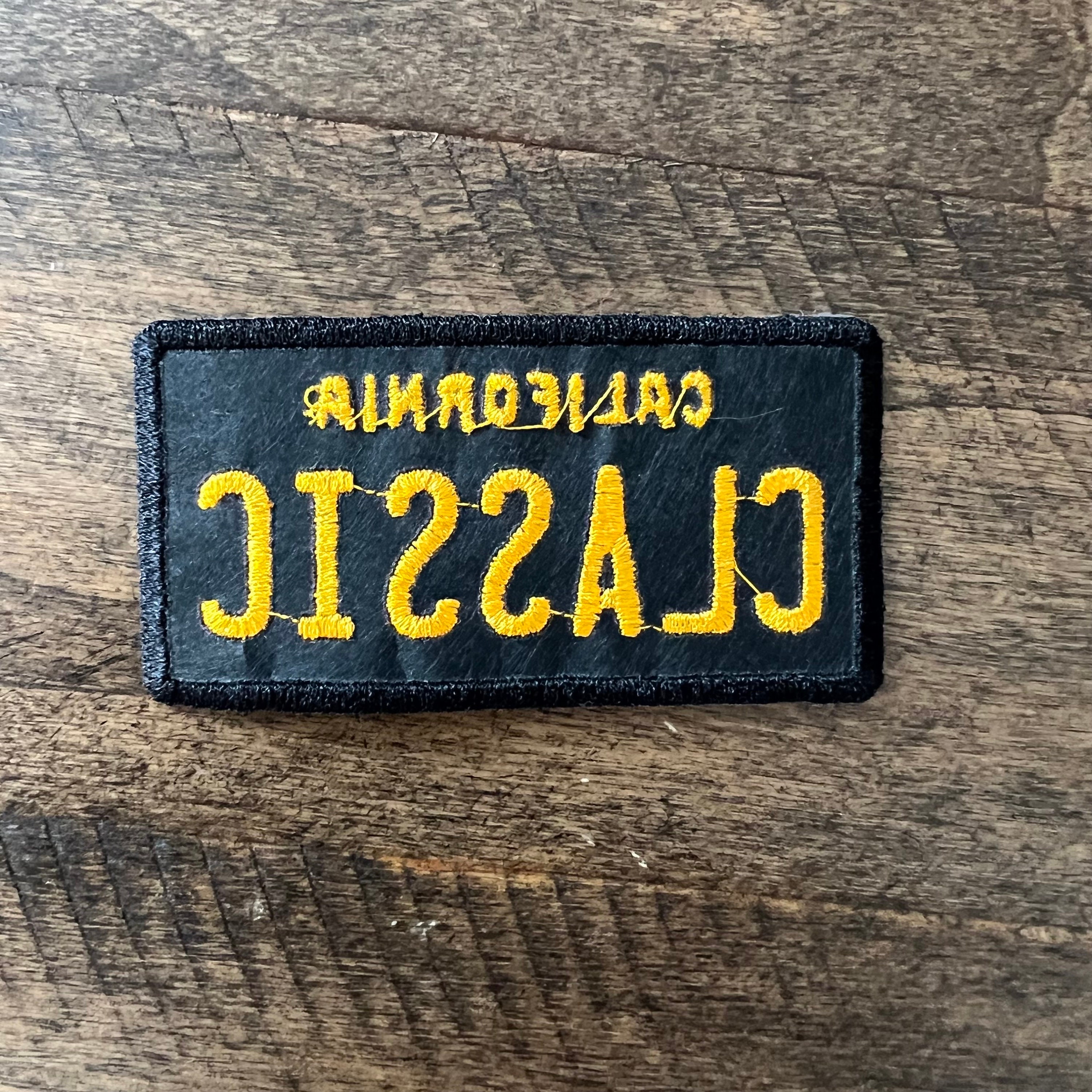 Personalized California 60s License Plate Patch - Etsy
