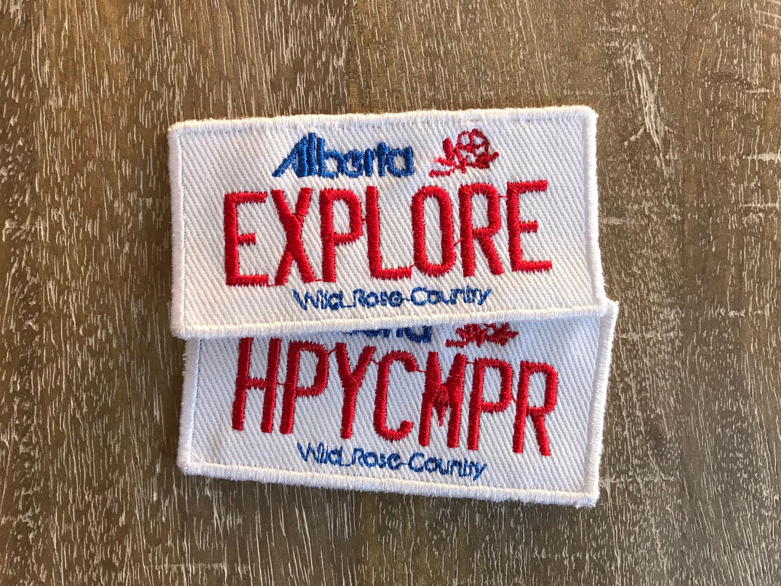 Personalized Alberta License Plate Patch - Etsy