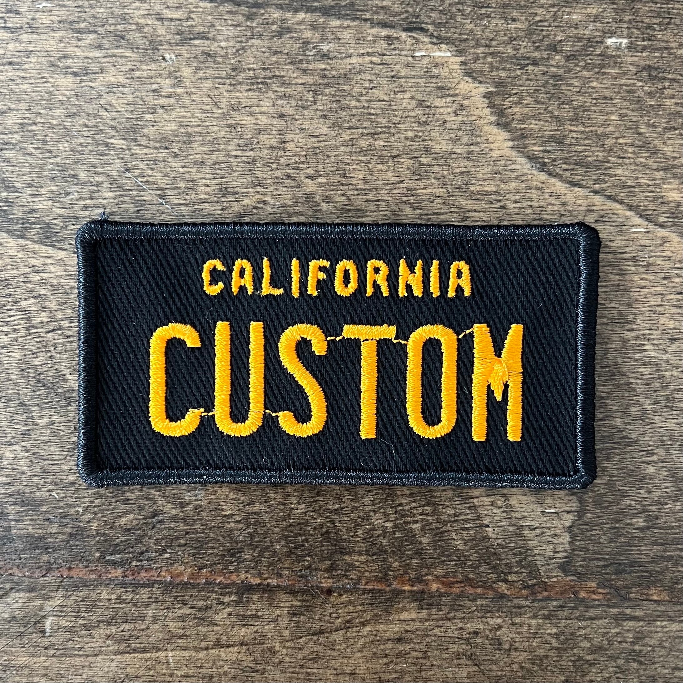 Personalized California 60’s License Plate Patch - Etsy