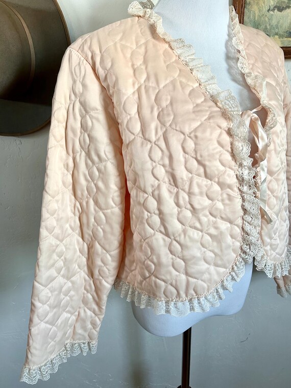 Vintage Avon Quilted House Jacket - Gem