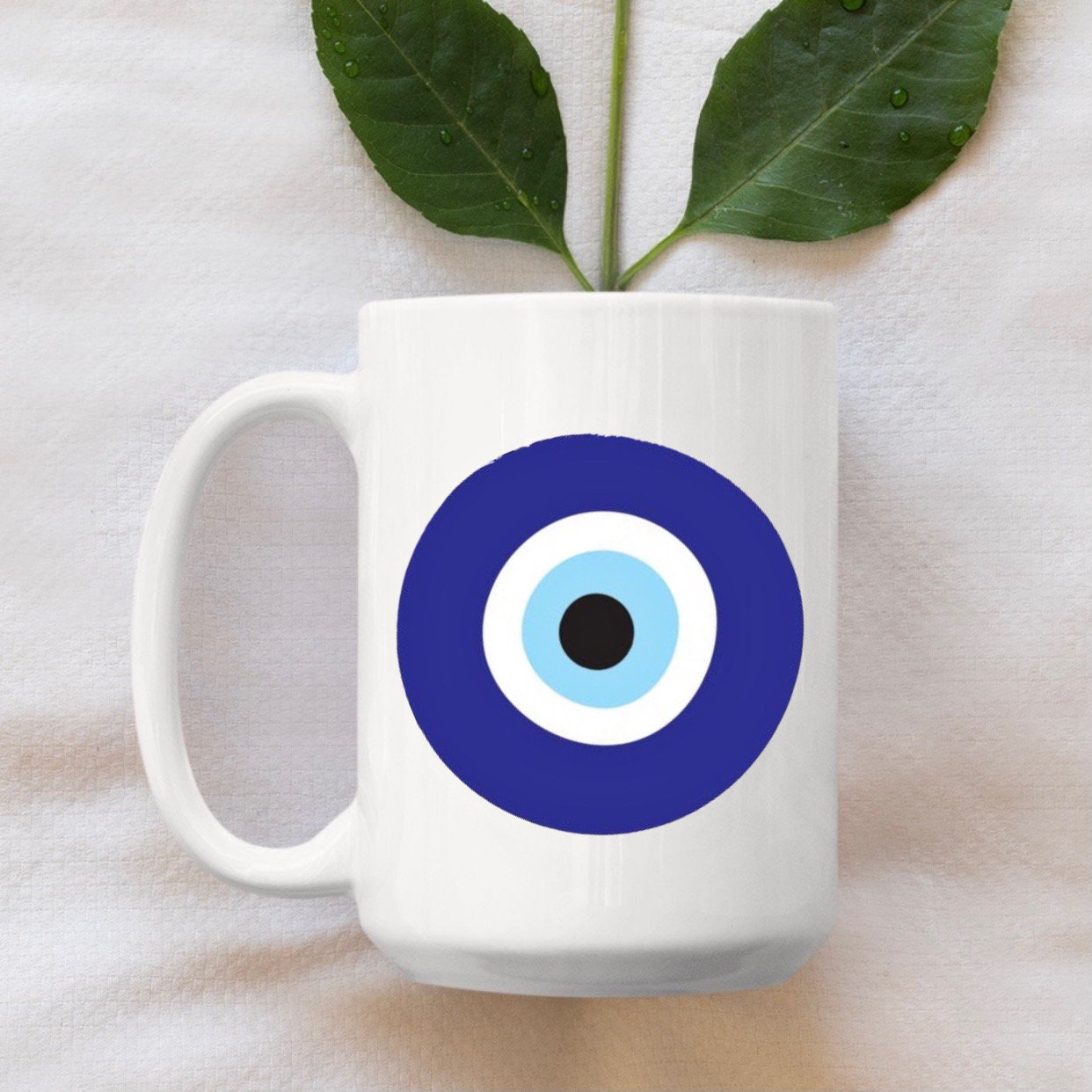 Evil Eye Mug, All Seeing Eye, Greek Eye, Good Luck Gift (stoneware, Tea ...