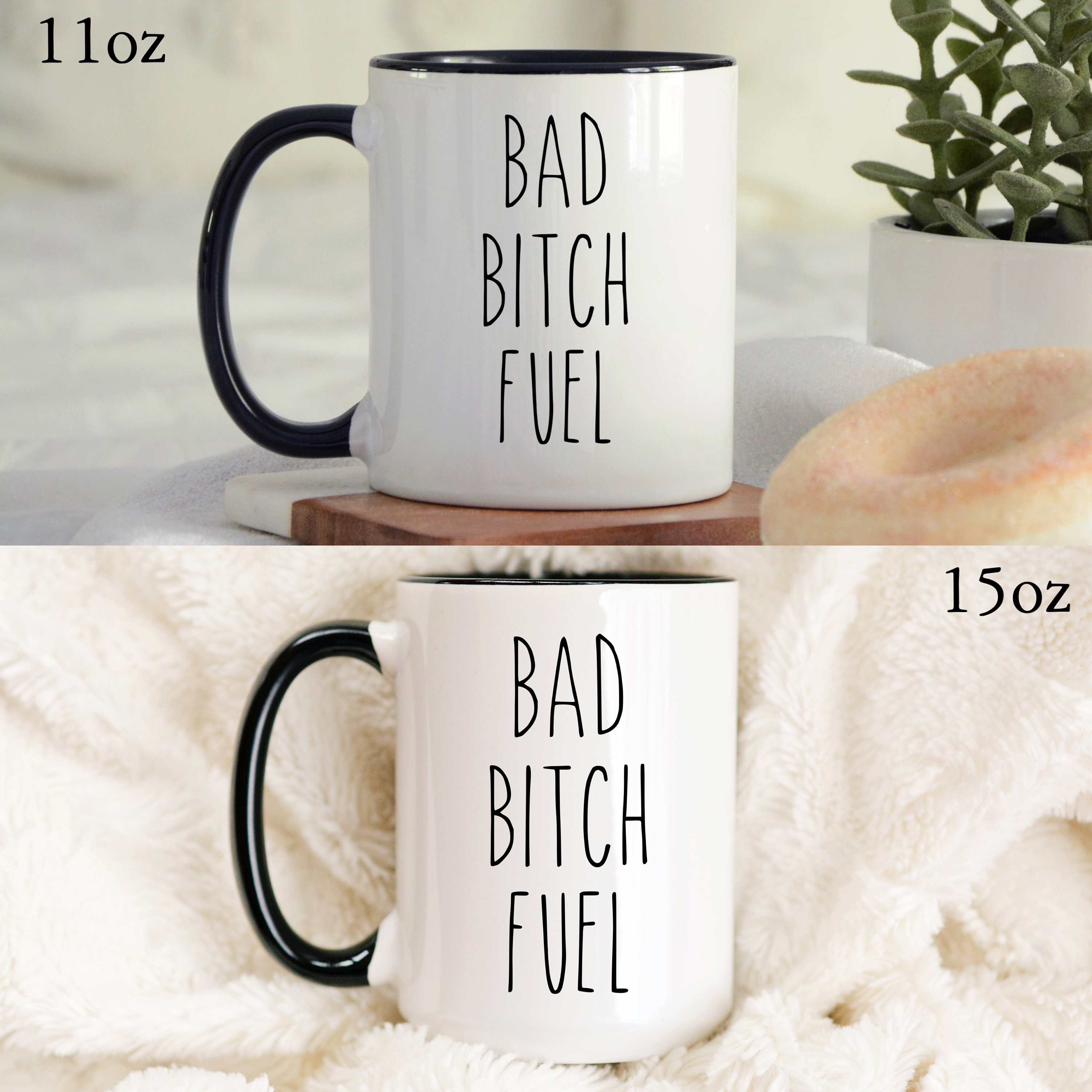 Bad Bitch Fuel Mug Boss Bitch Mug Sassy Mug Gifts for - Etsy