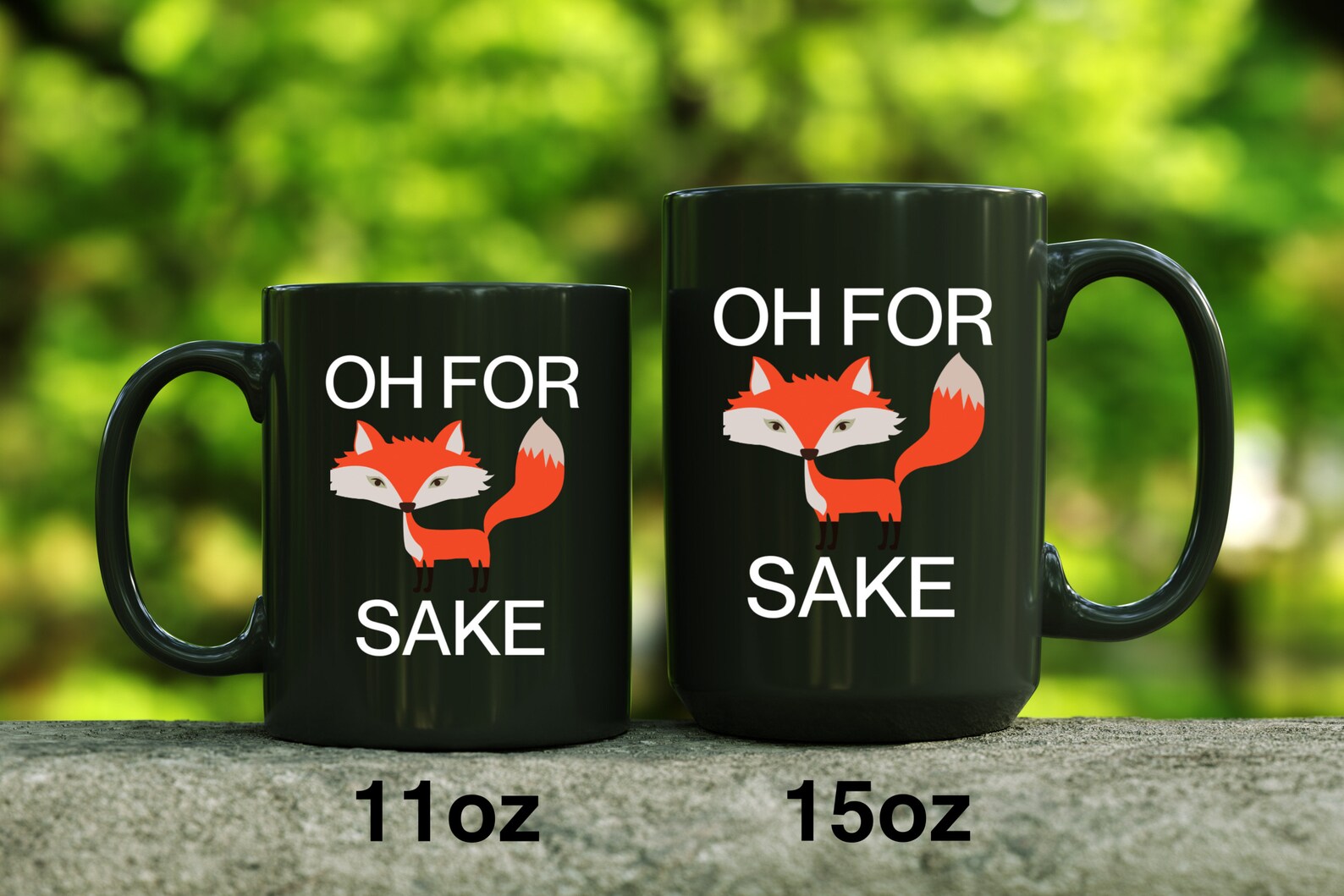 Oh for Fox Sake Coffee or Tea Mug. Funny Coffee Mug Makes a - Etsy